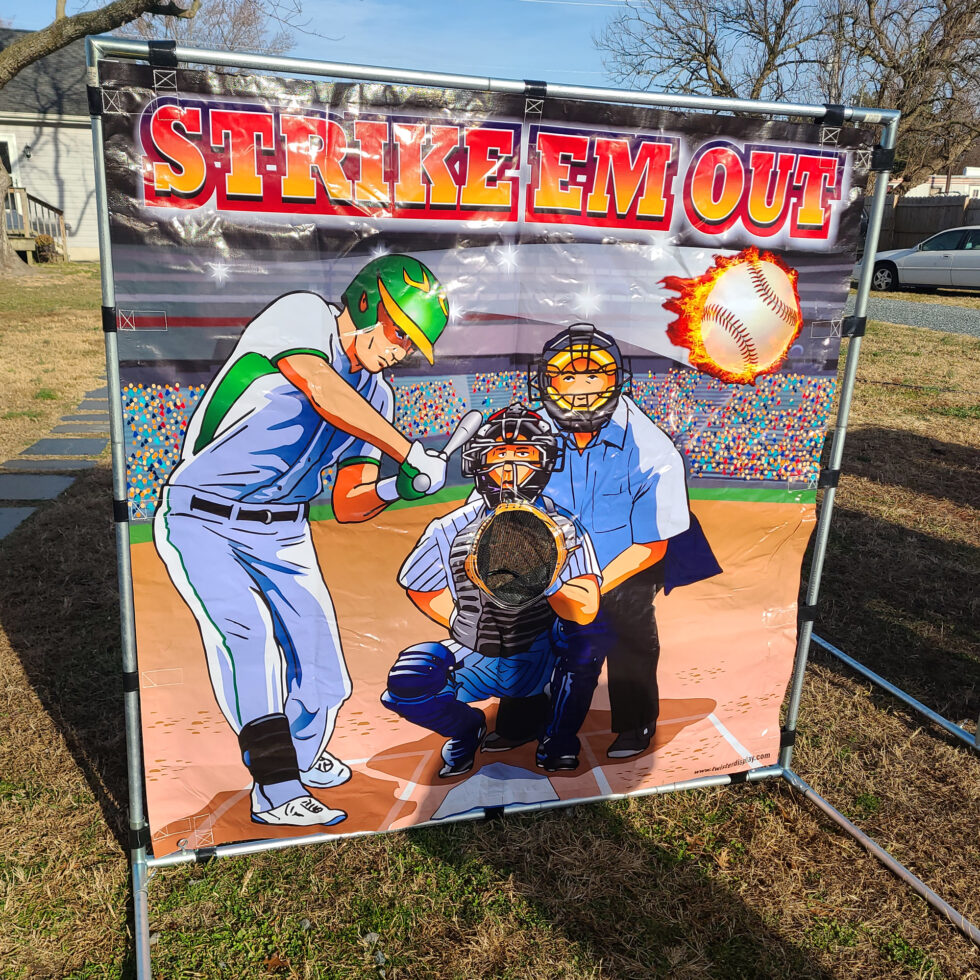 Strike 'em Out Challenge Game - Shore Party Rentals